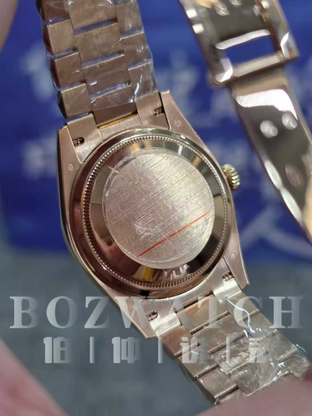 【Video Reviews】-Modified Rolex Day-Date 128235 – 36mm Rose Gold “Starry ...